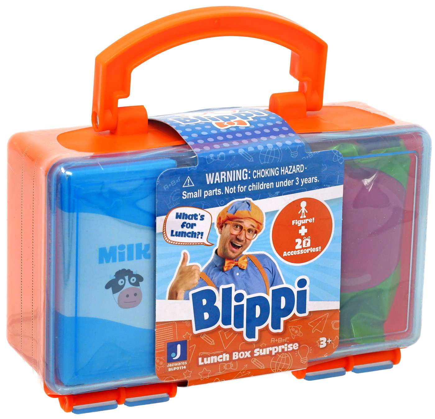 Blippi Lunch Box Surprise Mystery Pack (Orange) - Walmart.com