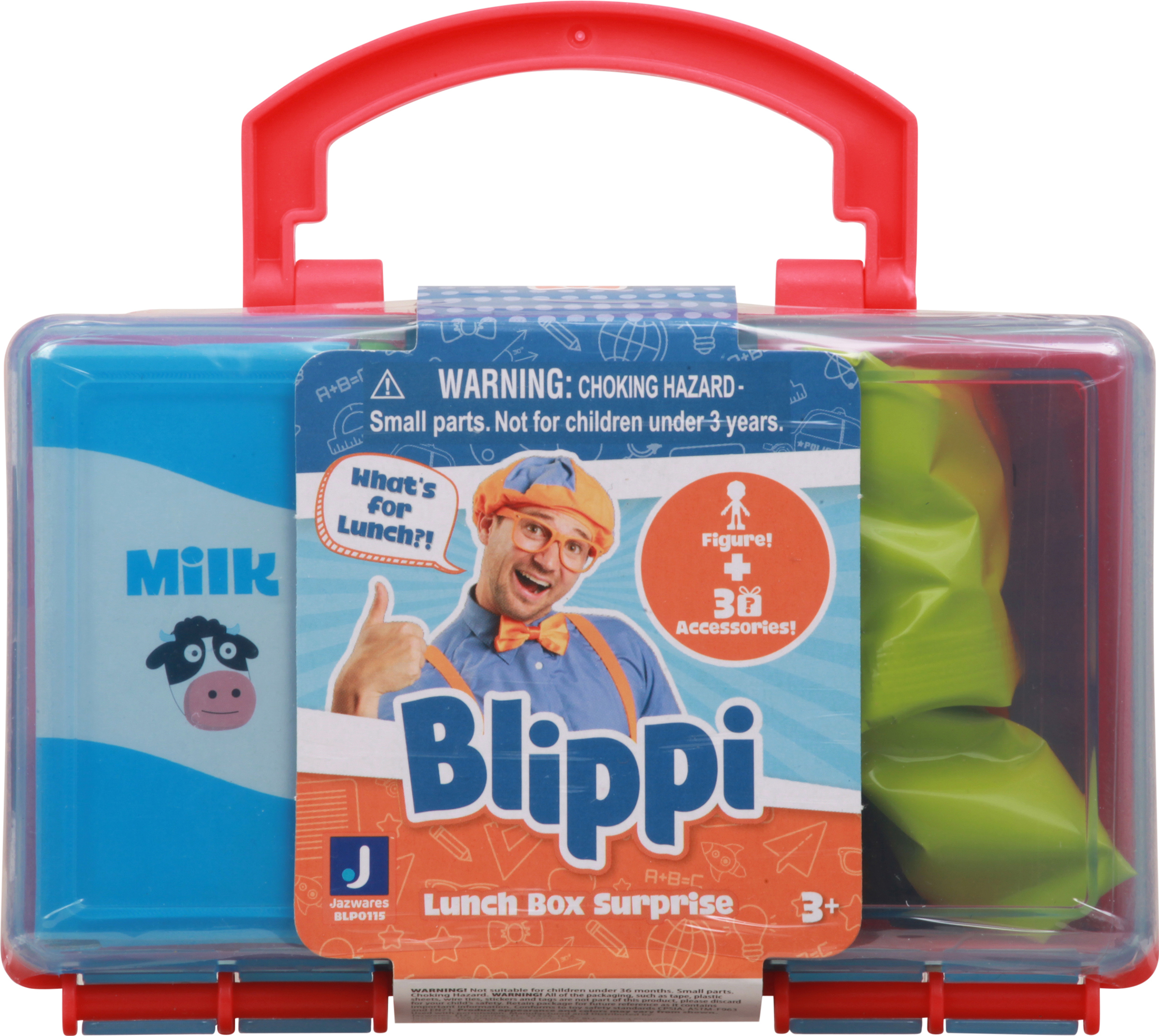 Blippi Lunch Box Surprise Mystery Pack Red - Walmart.com