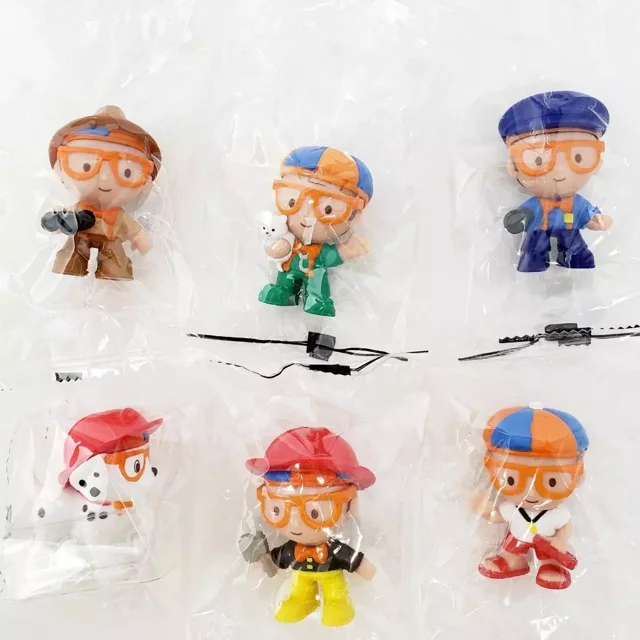 Blippi Mini Hero Complete Set of 6 New Figures - Walmart.com