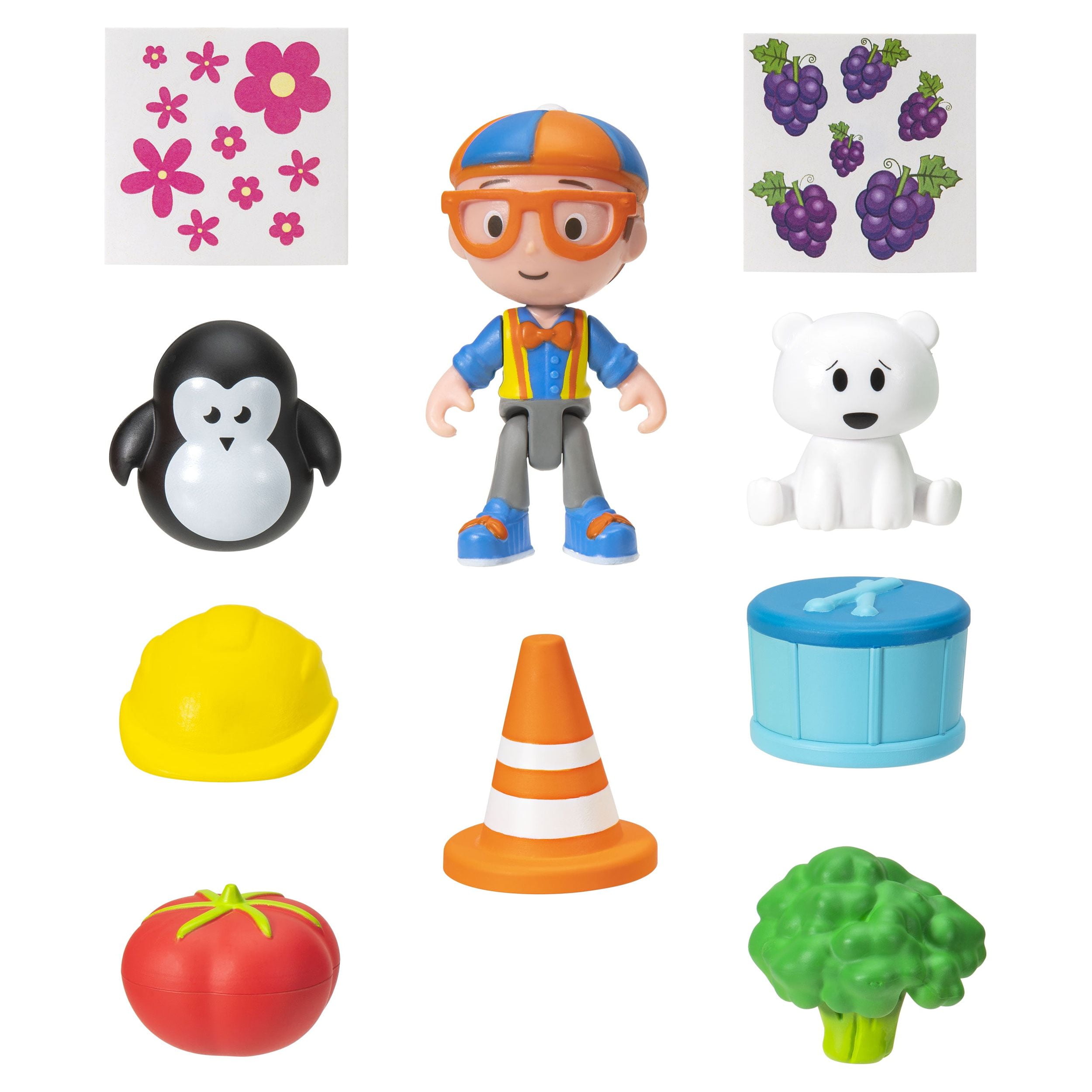 Blippi Action Toy Surprise Boxes Learning Colors Figure Playset for ...