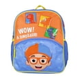 Blippi Wow! A Dinosaur 14" Kids School Travel Backpack Bag w/ Raised ...