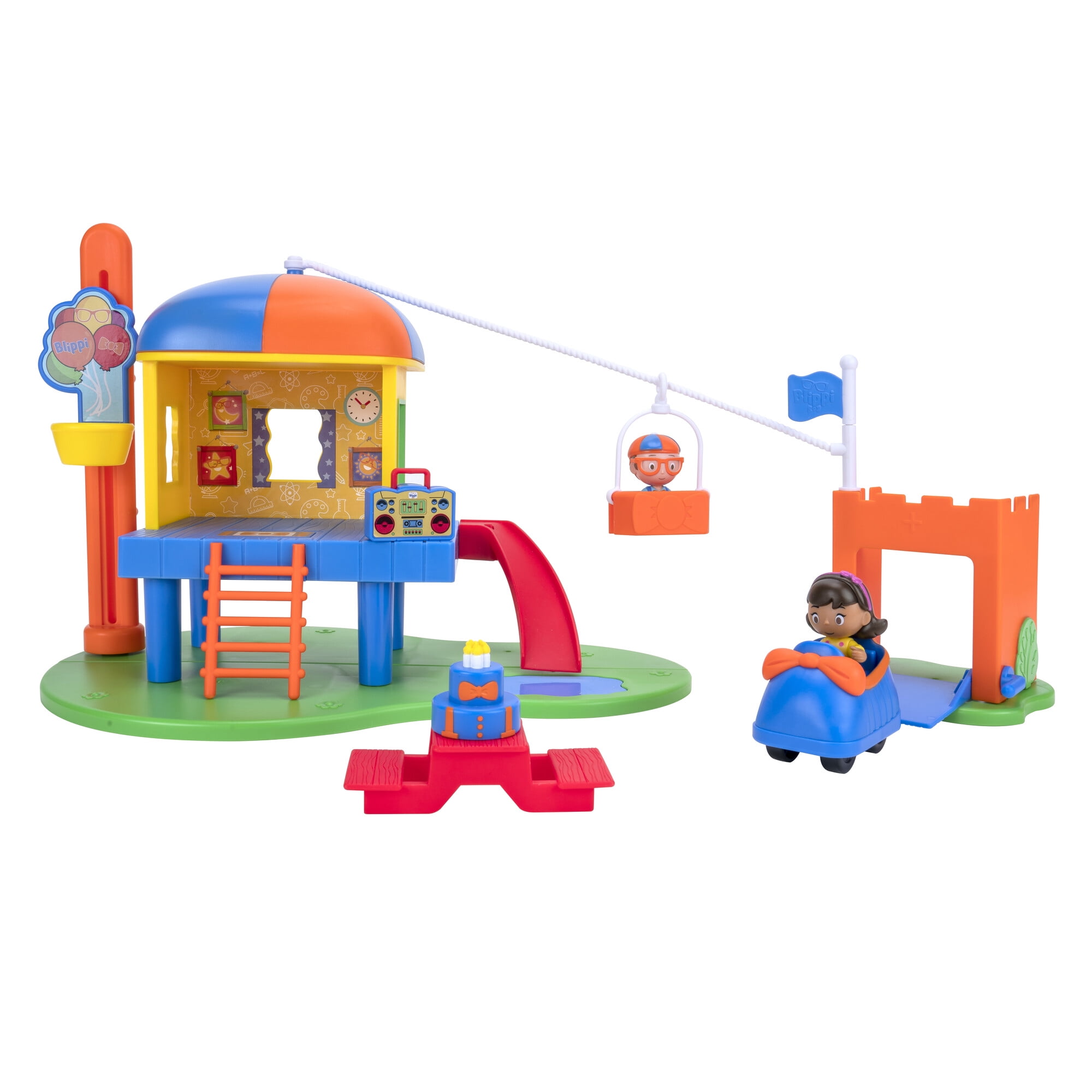 Blippi's Ultimate Party Adventure Large Playset - Walmart.com