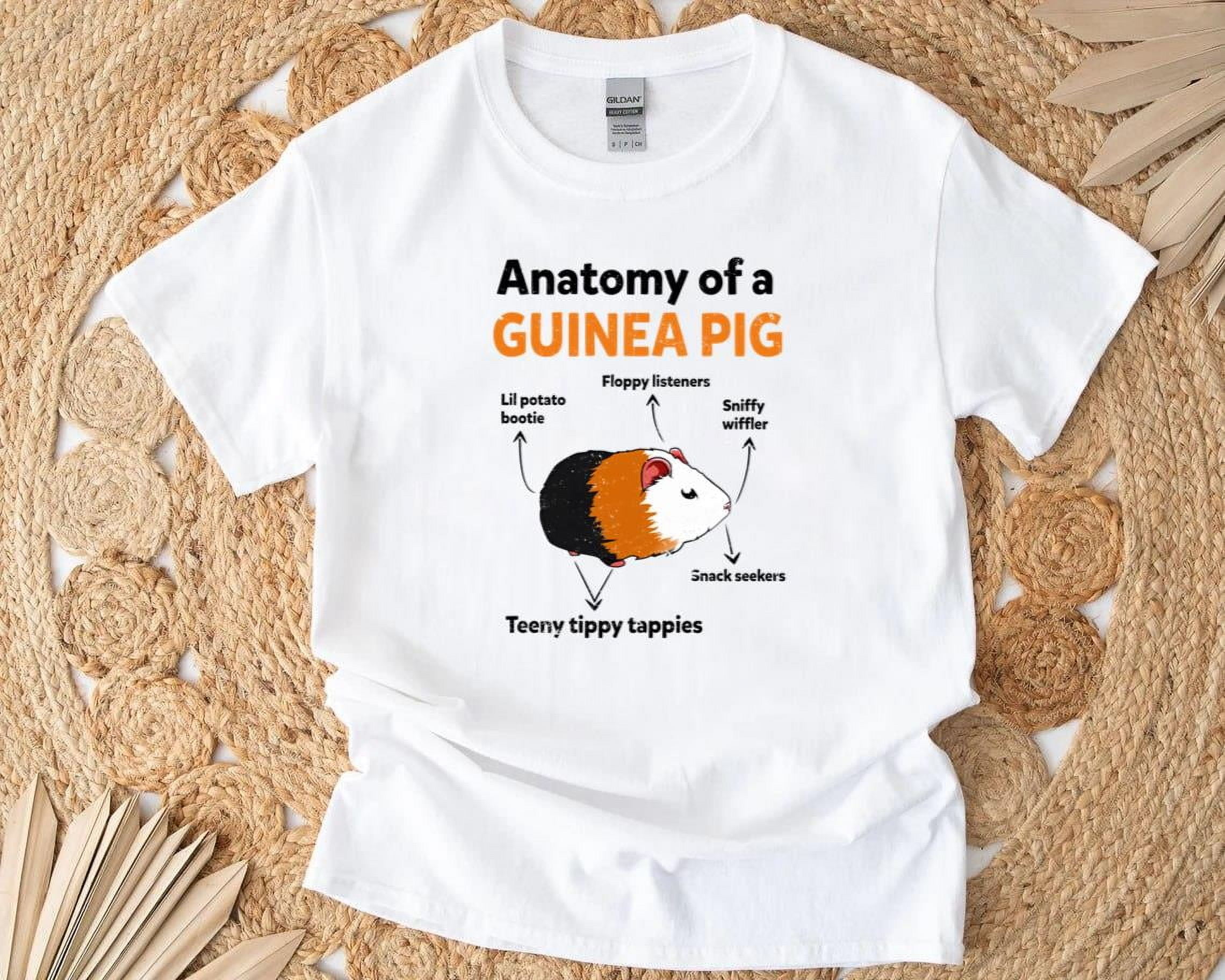 Bliss Anatomy of a Guinea Pig T-Shirt – Cute Vintage Pet Tee, for men ...