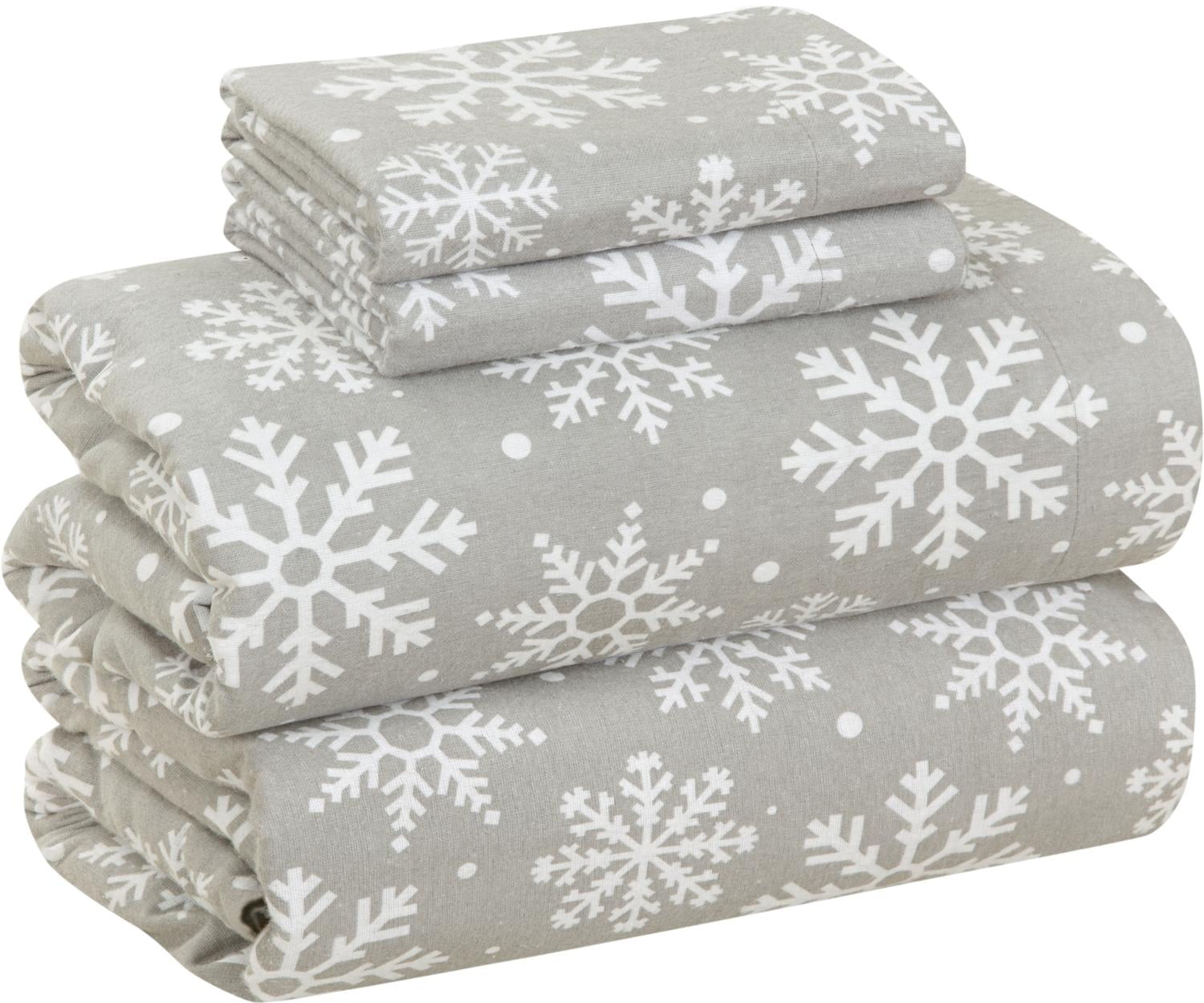 Bliss Casa Flannel Bed Sheets – 100% Cotton, Double Brushed for Extra ...