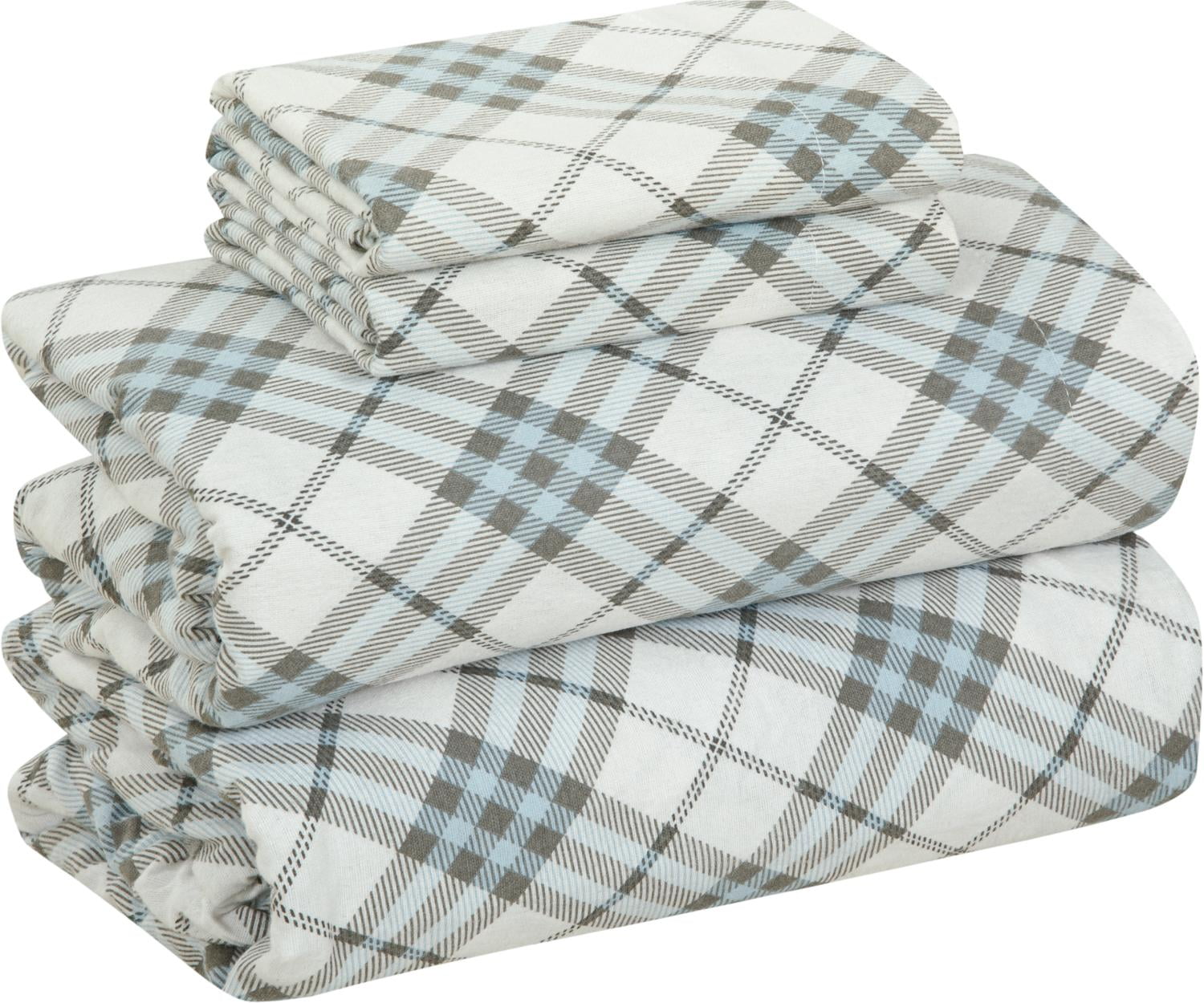 Bliss Casa Flannel Bed Sheets – 100% Cotton, Double Brushed for Extra ...