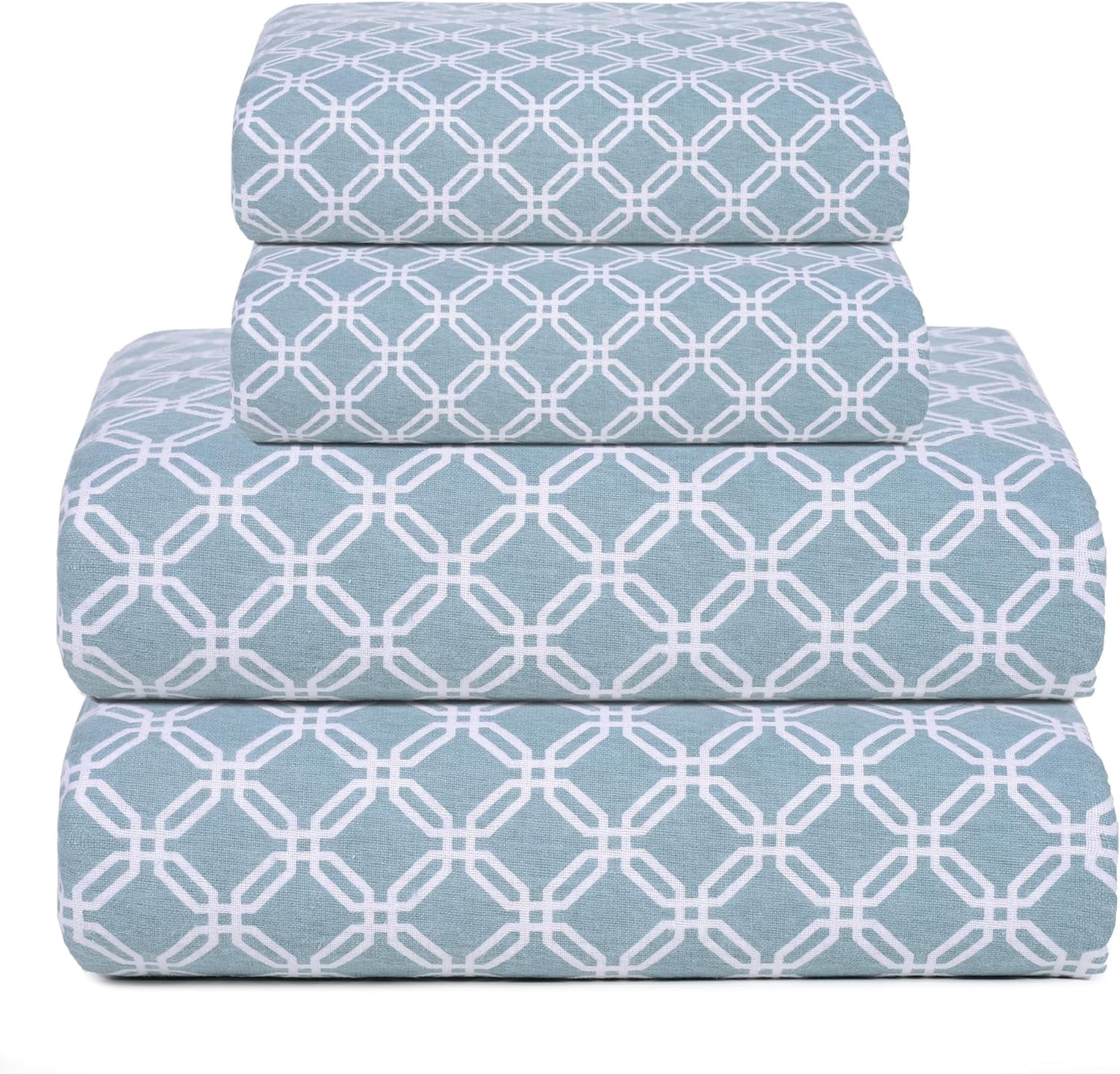Bliss Casa Flannel Bed Sheets – 100% Cotton, Double Brushed for Extra ...