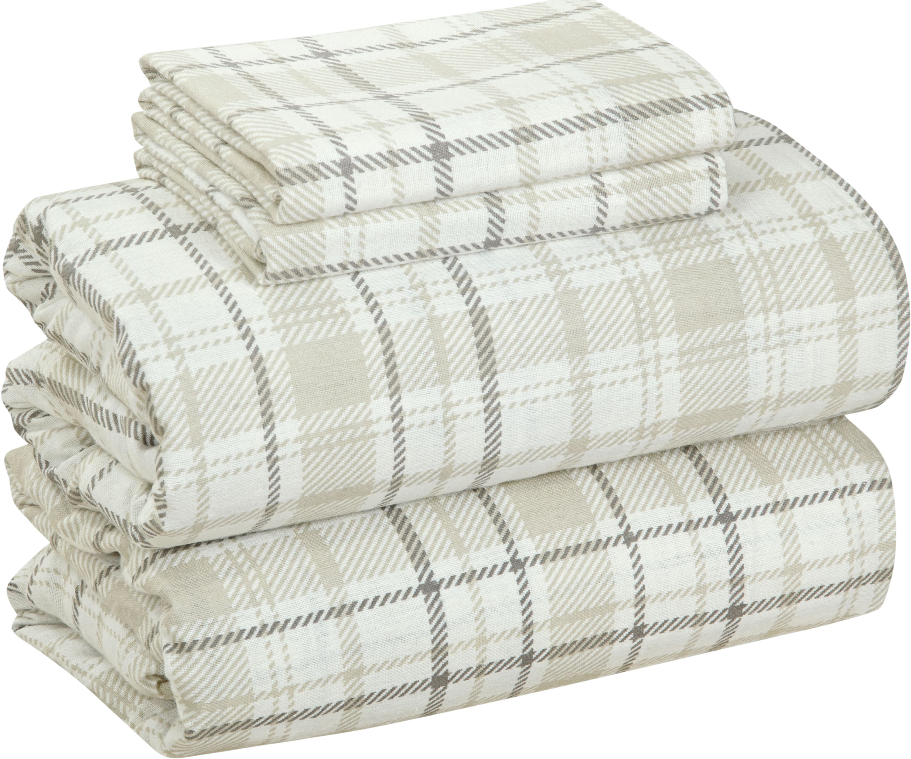 Bliss Casa Flannel Bed Sheets – 100% Cotton, Double Brushed for Extra ...