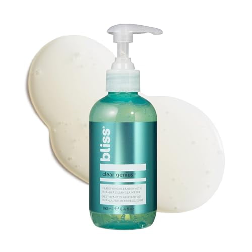 Bliss Clear Genius Clarifying Gel Cleanser – 6.4 Fl Oz – Salicylic Acid ...