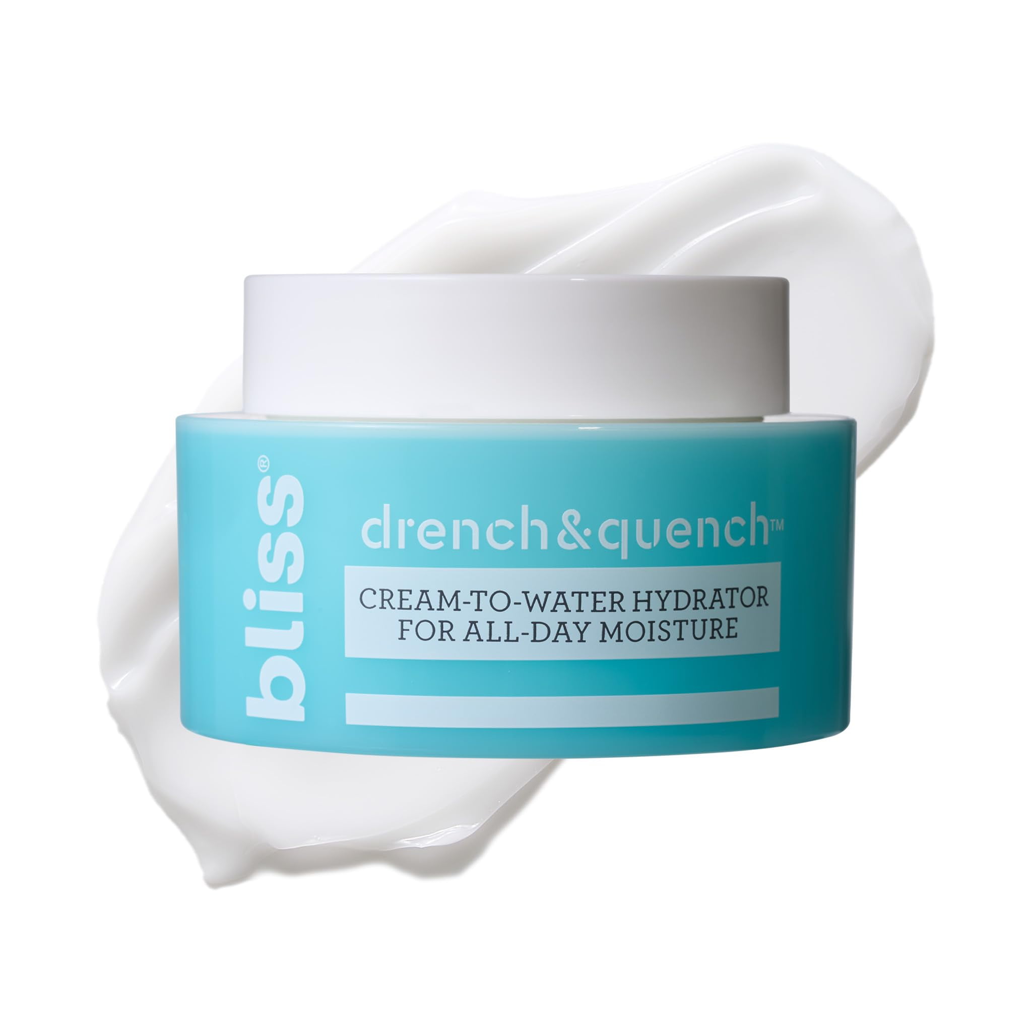 Bliss Drench & Quench Hyaluronic Acid Moisturizer | Cream to Water Face ...