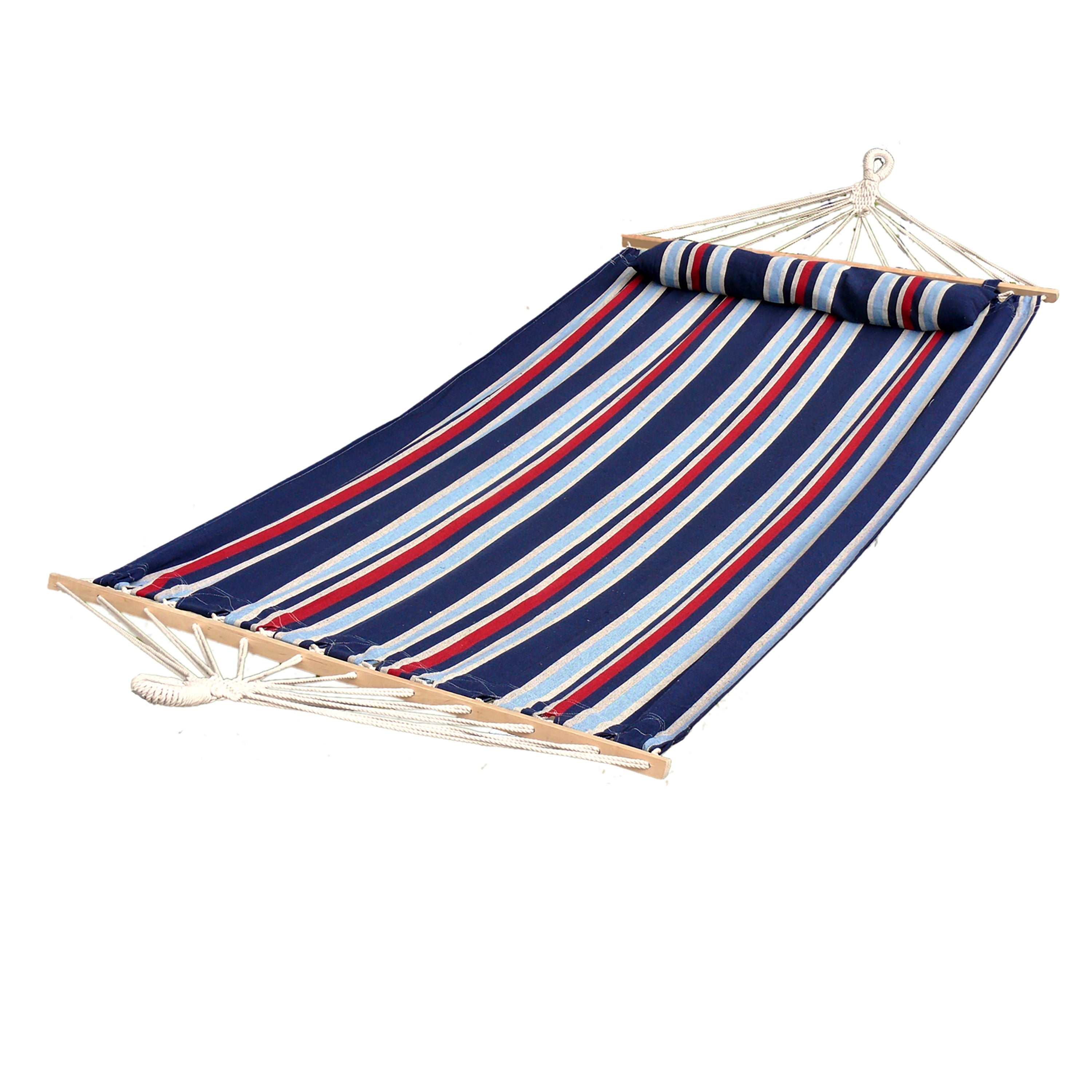 Bliss Hammocks 48-in. Wide Caribbean Hammock W/ Pillow & Hanging ...