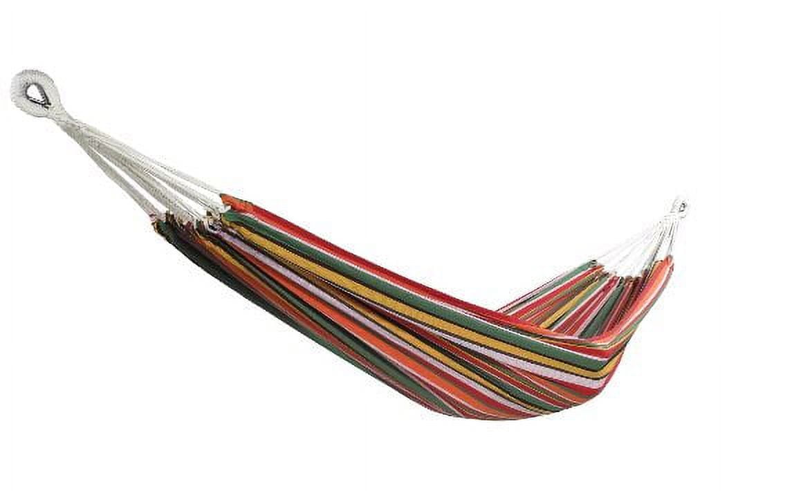 Bliss Hammocks Polyester Multi Color Hammock in a Bag, Holds 1 Person ...