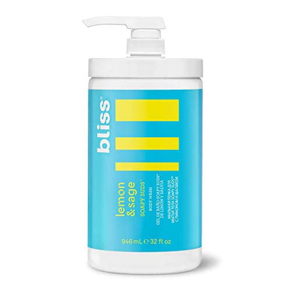 Brandclub - Bliss Lemon & Sage Soapy Suds Hydrating Body Wash with Aloe ...