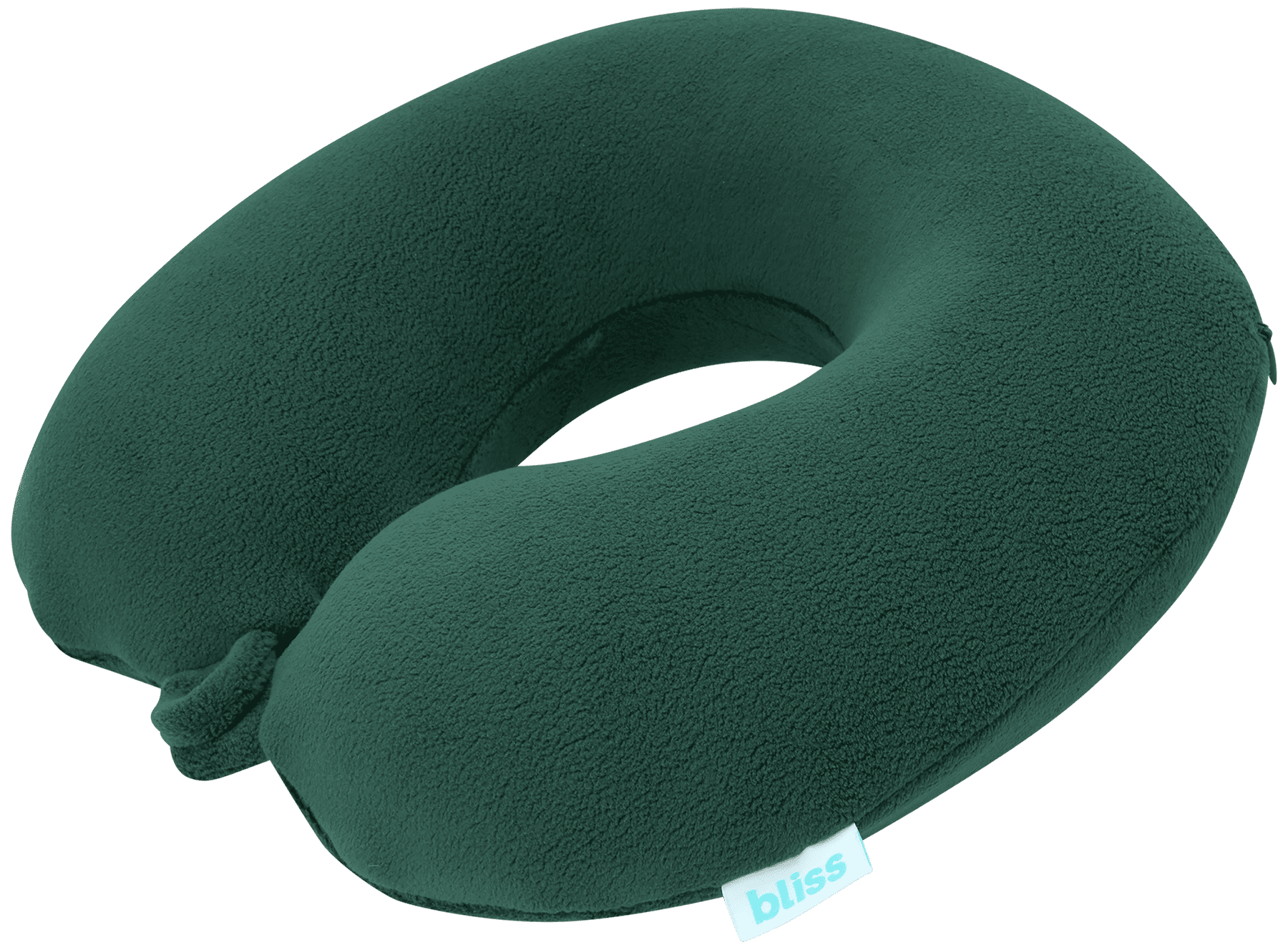 Bliss Memory Foam Neck Pillow - Soft U-Shaped Neck Support Travel ...