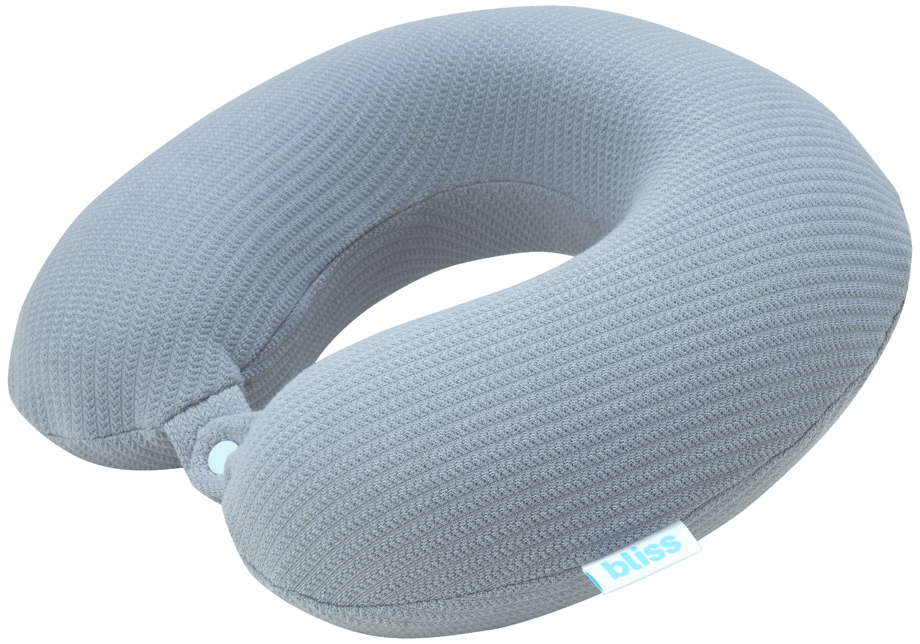 Bliss Memory Foam Neck Pillow - Soft U-Shaped Neck Support Travel ...