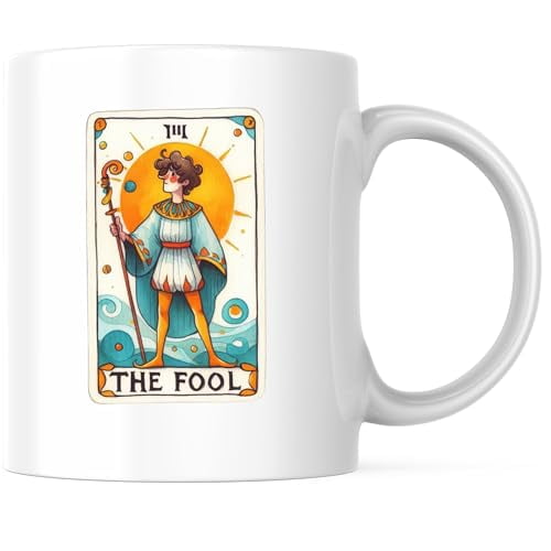 Bliss Monkey Co. The Fool Tarot Card Coffee Mug - Spiritual ...