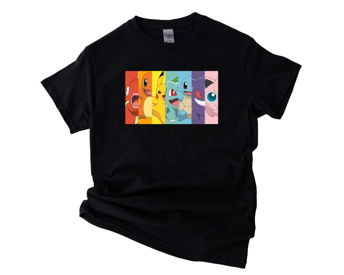 Bliss Pokemon Rainbow Youth T-Shirt, for men & women, up to size 5XL. - Walmart.com
