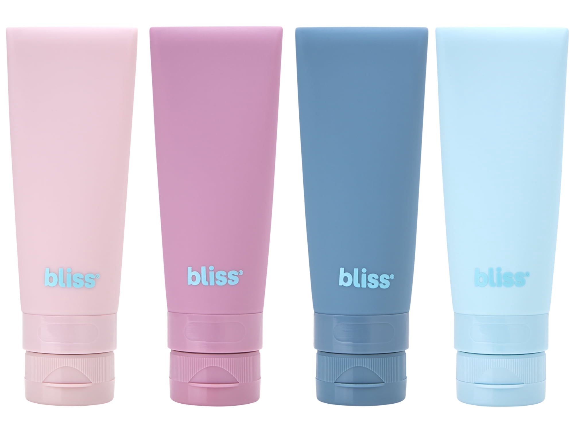 Bliss, Silicone Travel Bottles, 3 oz, Refillable 4 Pack - Walmart.com