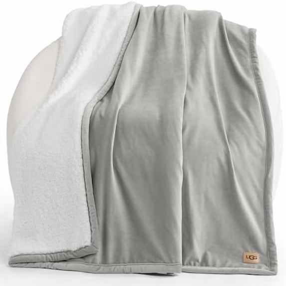 Bliss Throw Blanket Plush Soft Fleece Fluffy Blankets for Bed or Couch ...