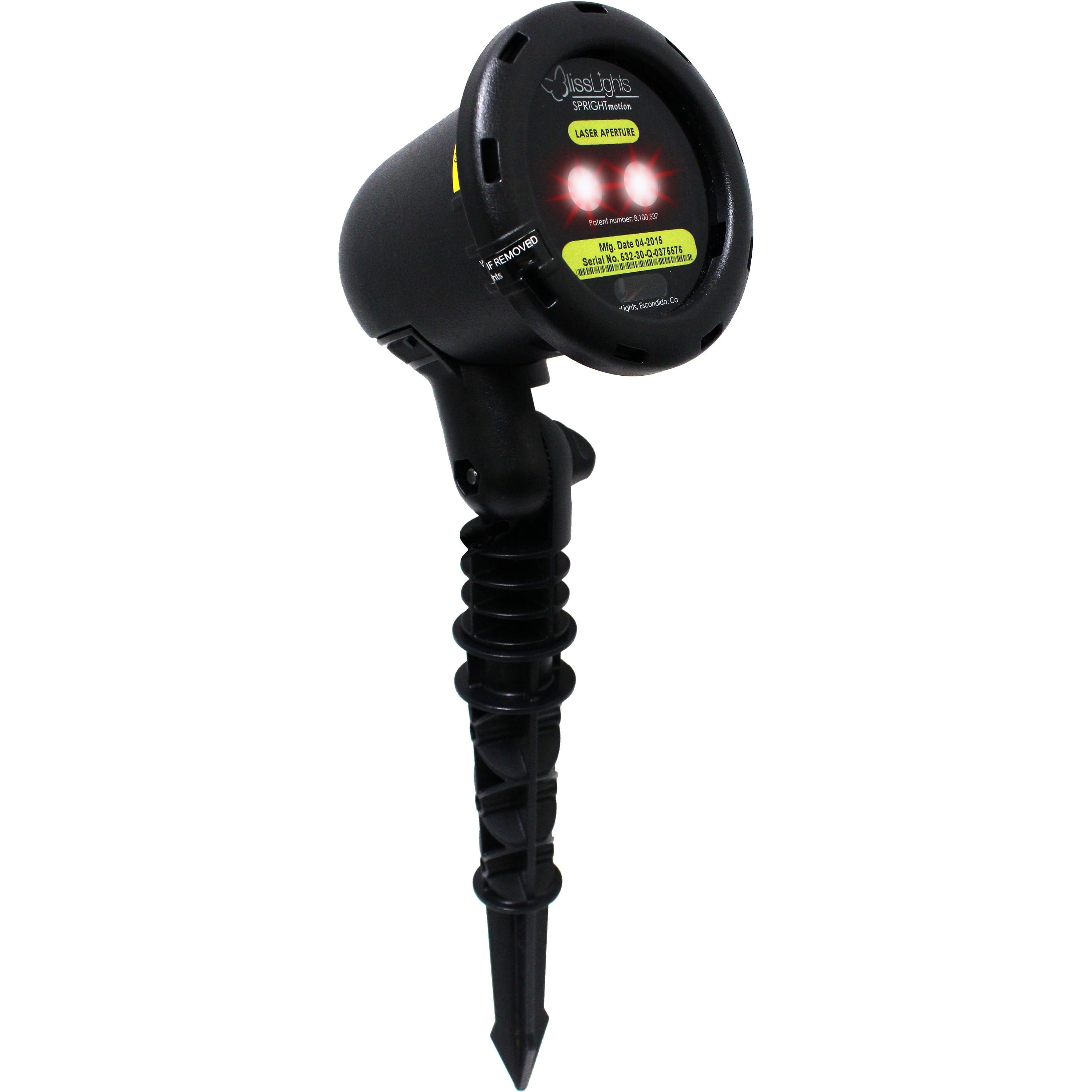 BlissLights Spright Motion LED Laser Light Projection for Holiday ...