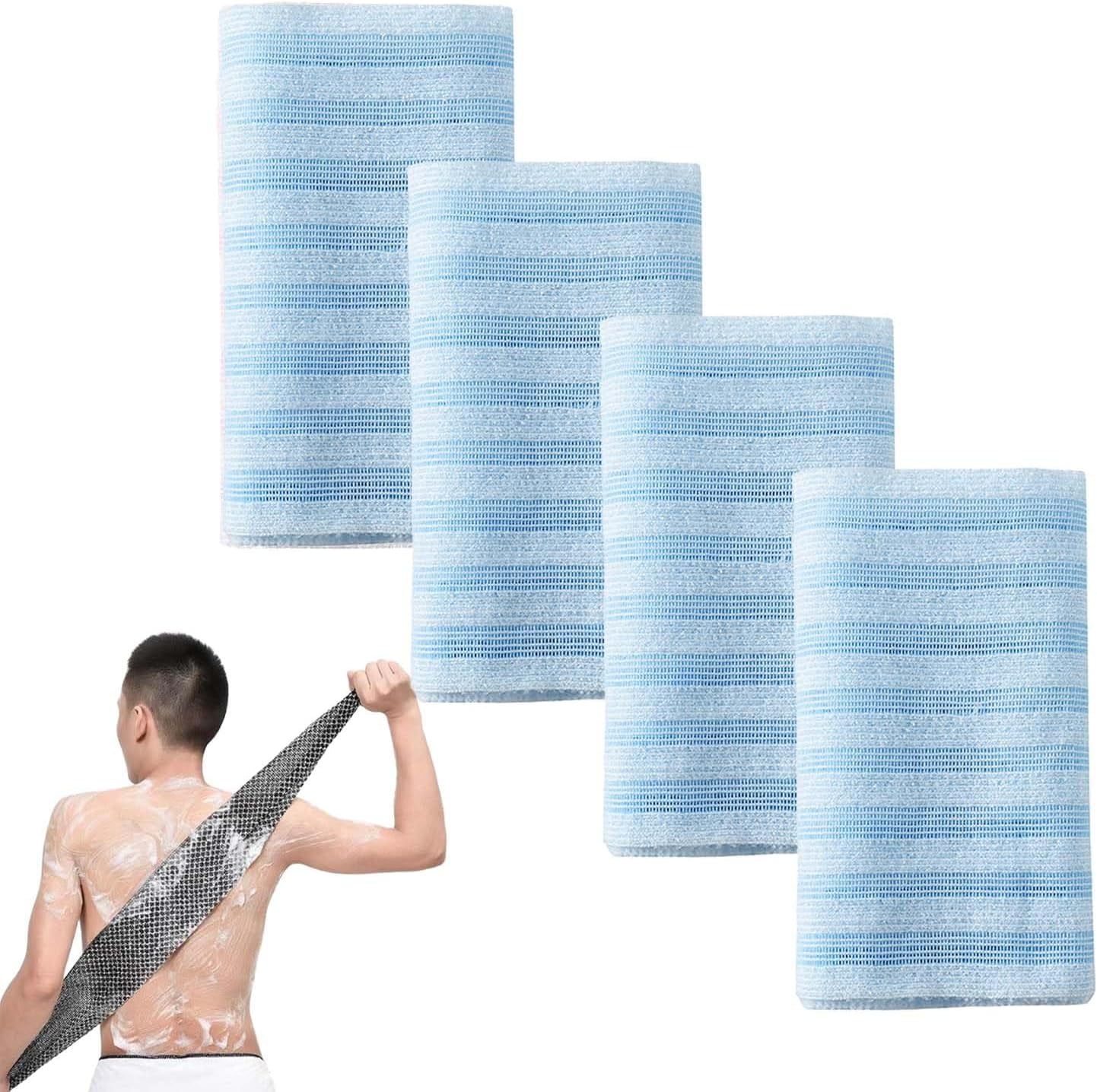 Blissal Exfoliating Shower Towel for Men and Women, Blissal Scrub Cloth, Blissal Exfoliating ...