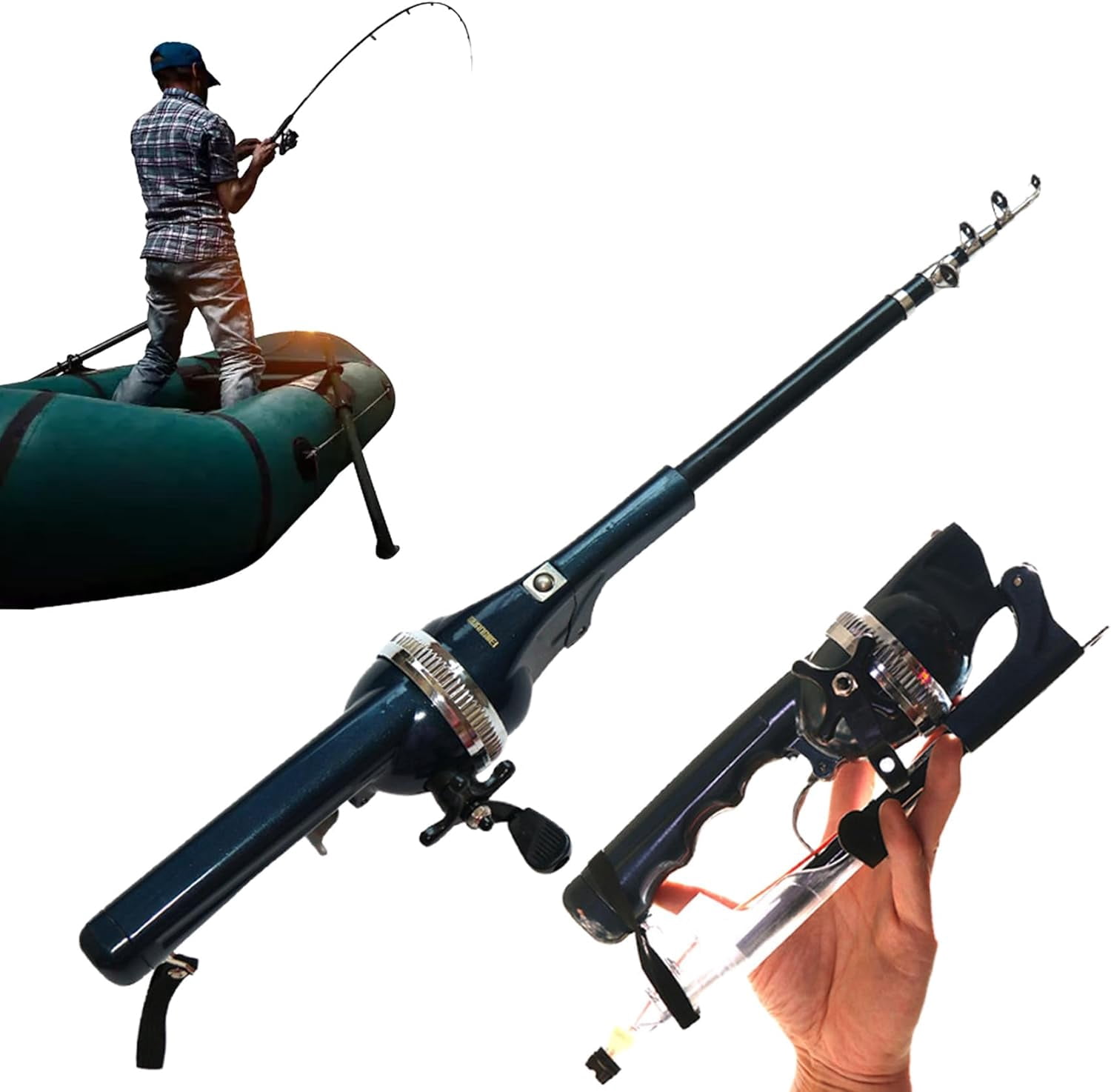 Blissfish Folding Fishing Rod, Fishing Gear Fishing Rod and Reel Combos ...