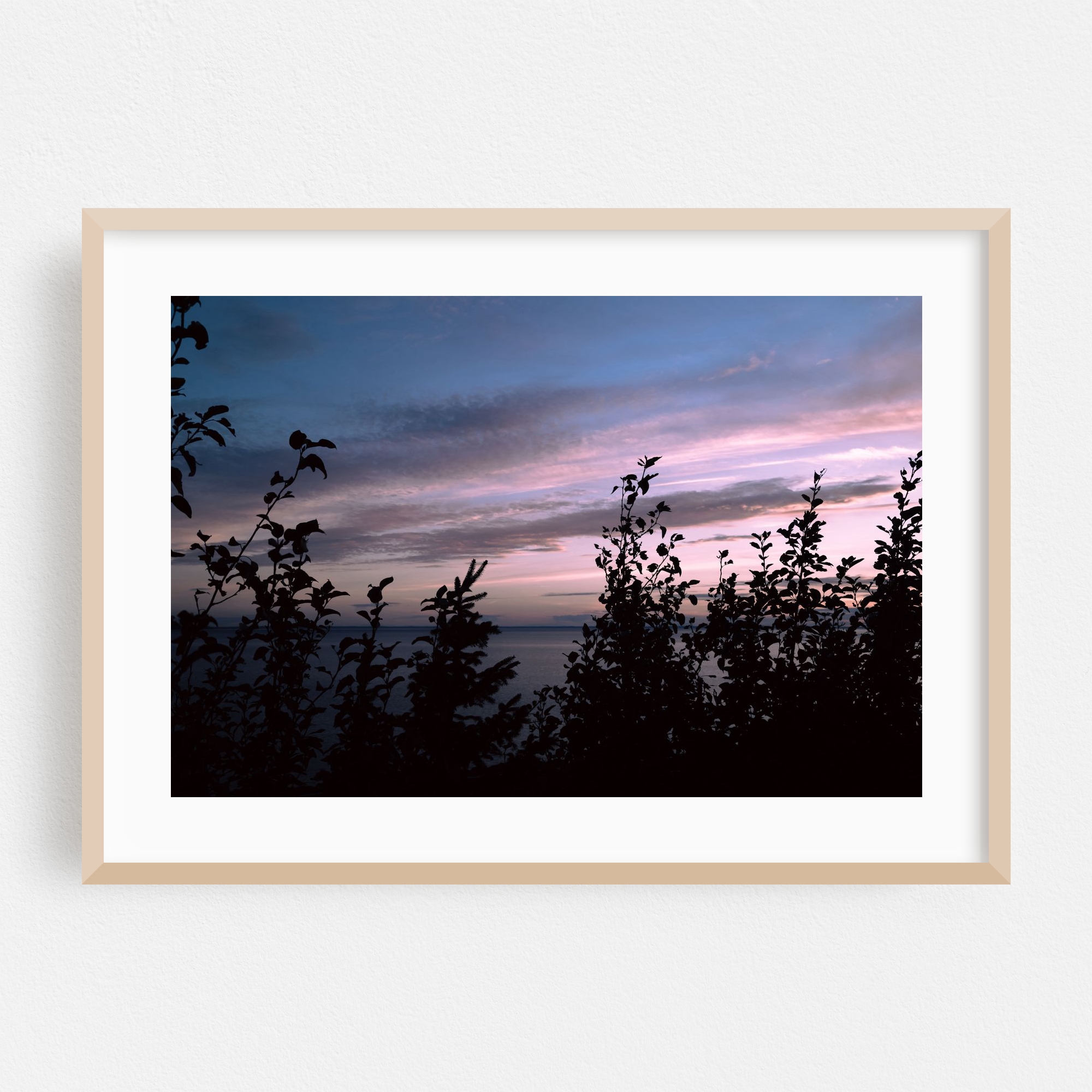 Blissful - Alaska Photography Oak Framed Wall Art Print 16 x 24 inches ...