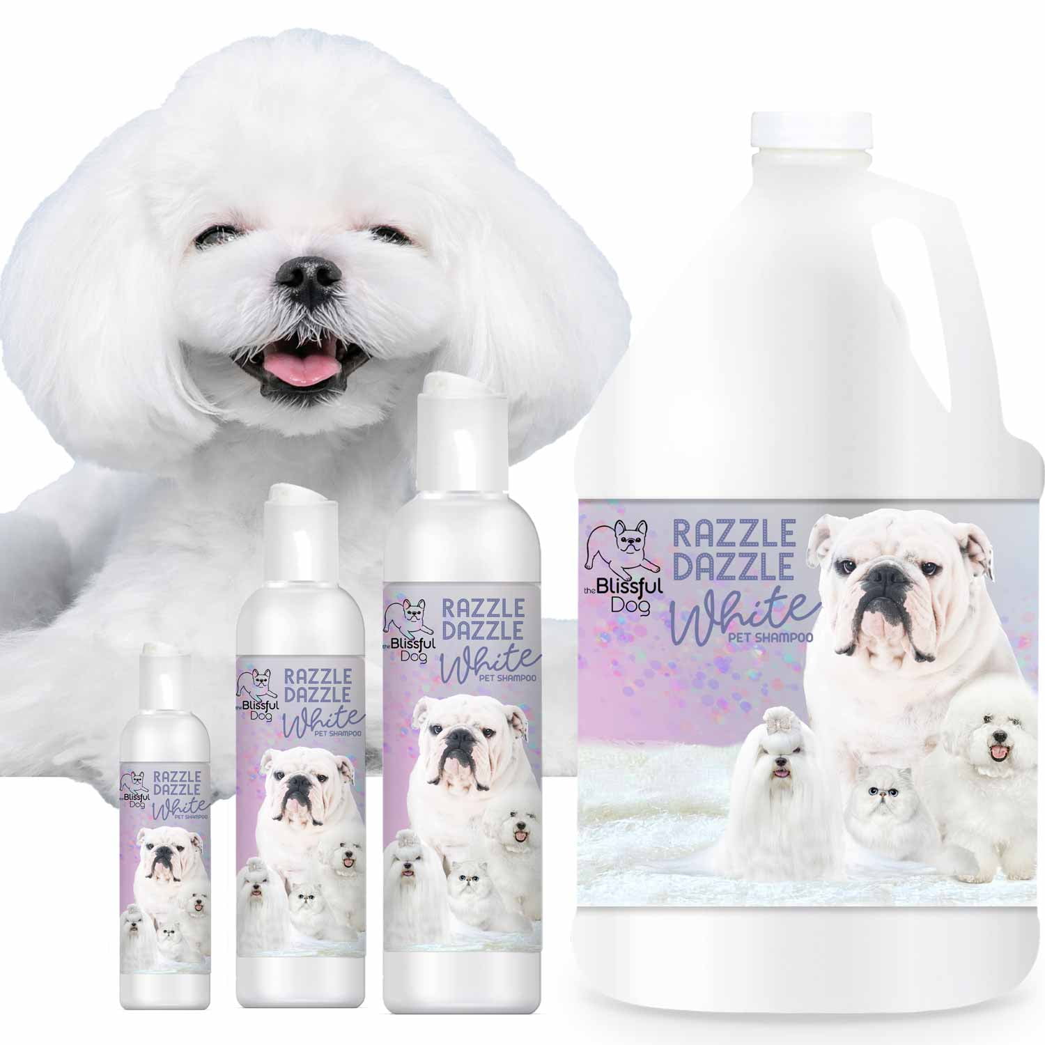The Blissful Dog Razzle Dazzle White Pet Shampoo for Next Level White I ...