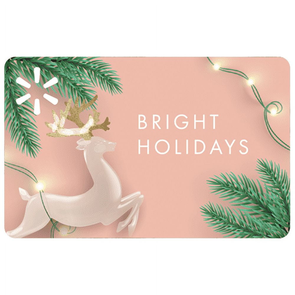 Blissful Holly Buck Walmart Gift Card - Walmart.com