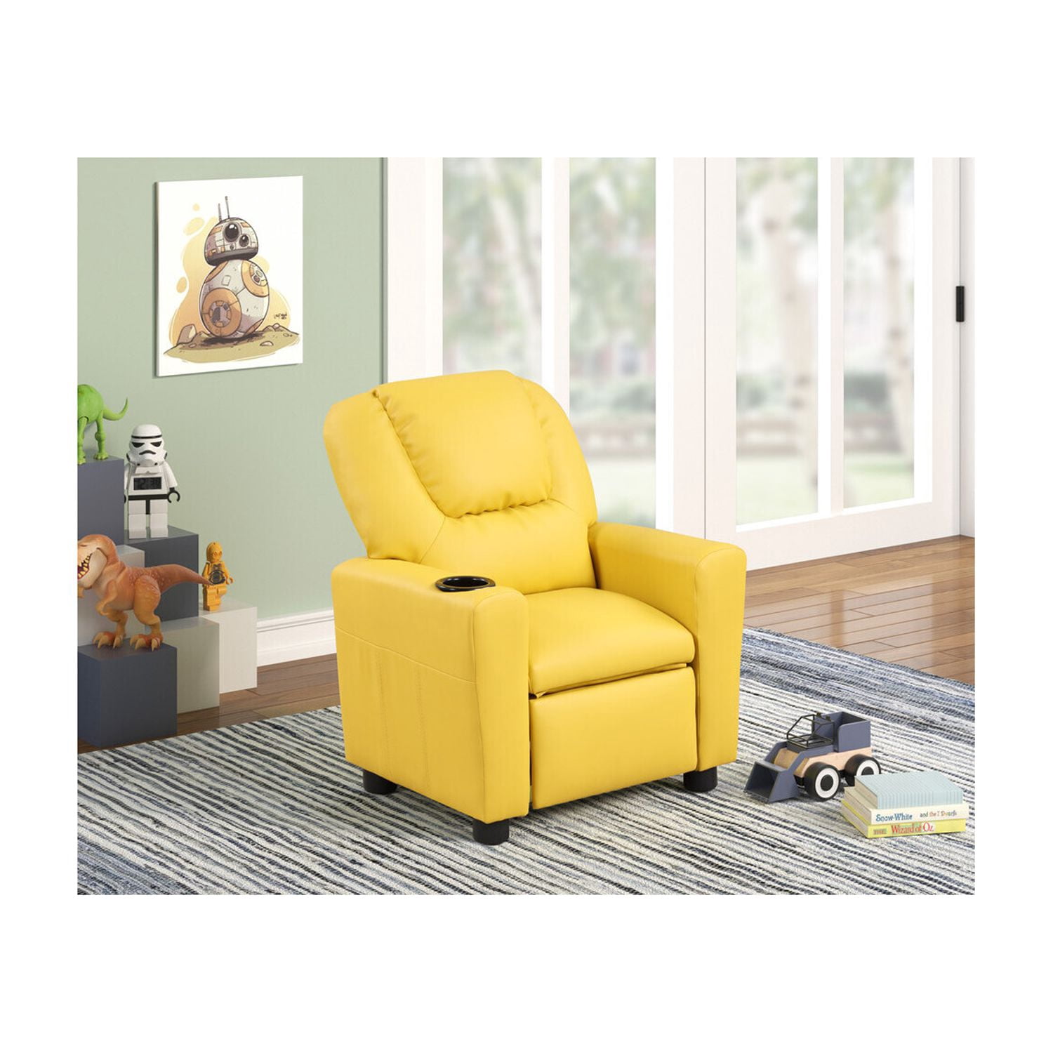 Blissful Nights Victorian Vibes Pu Leather Kids Recliner Chair ...