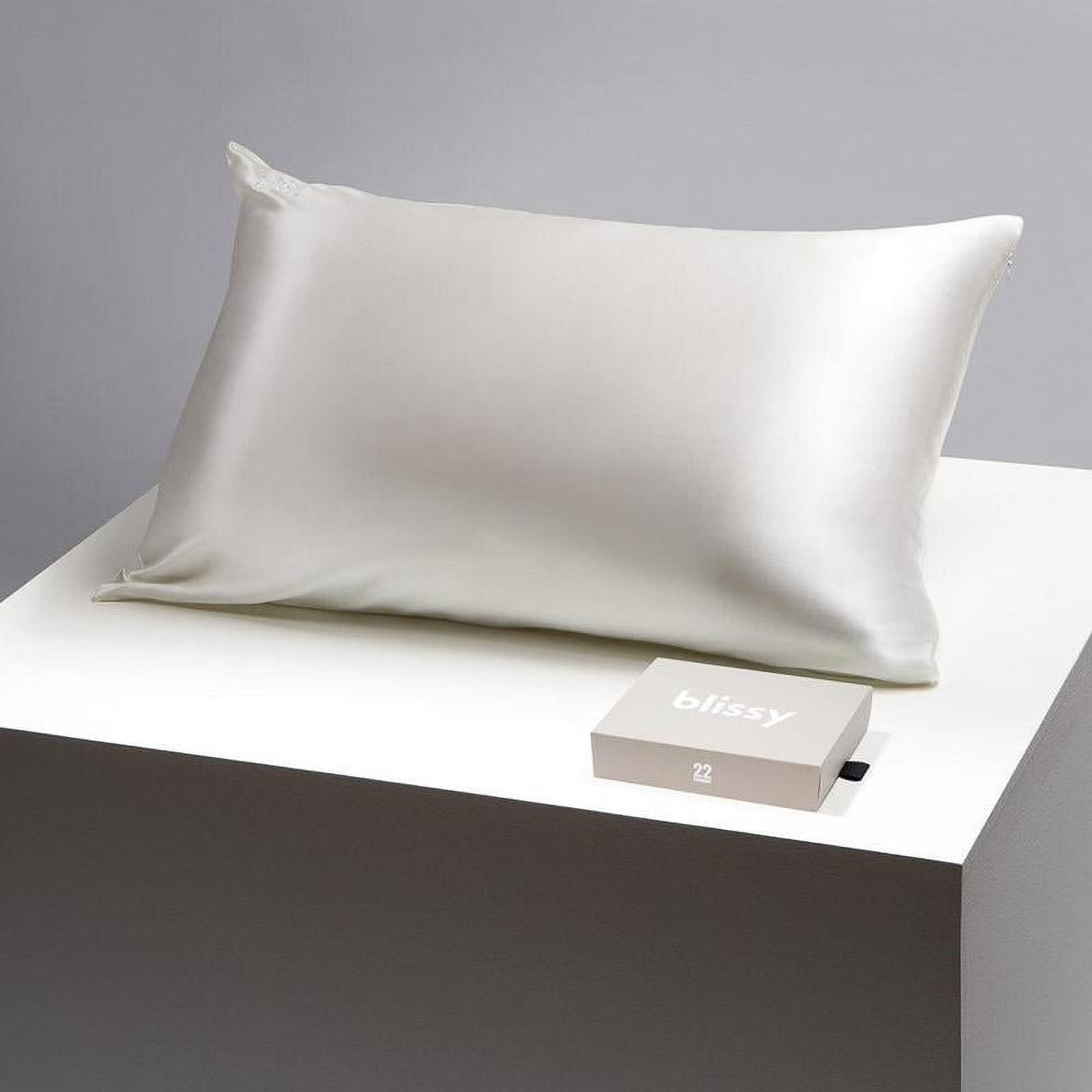 Blissy Silk Pillowcase - 100% Pure Mulberry Silk - Improve Your Hair ...