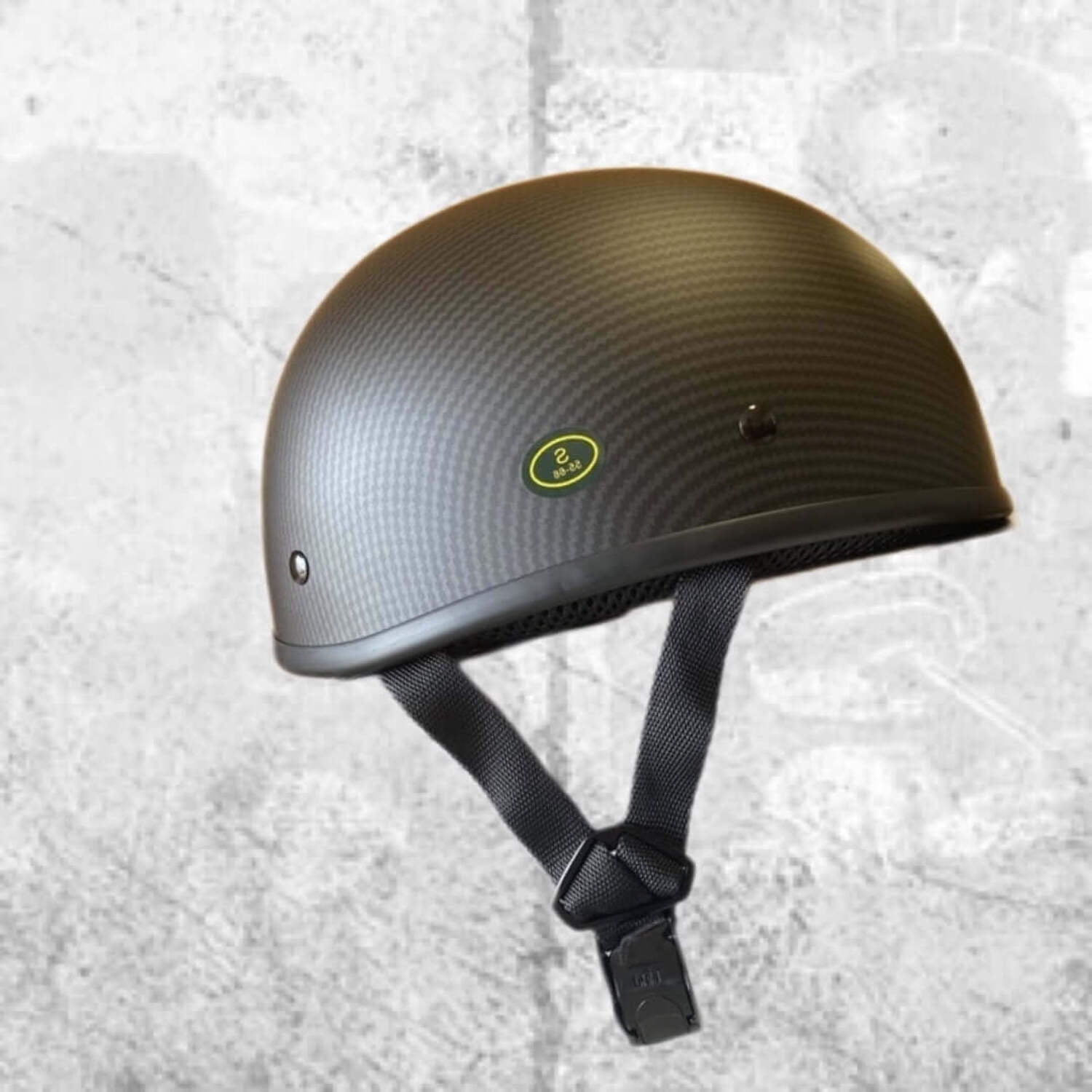 Blister Beanie DOT Helmet With Carbon Fiber Look For Bikers - Walmart.com