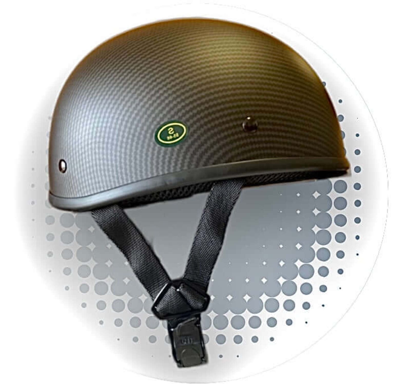 Blister Beanie DOT LD8 Helmet With Carbon Fiber Look For Bikers ...