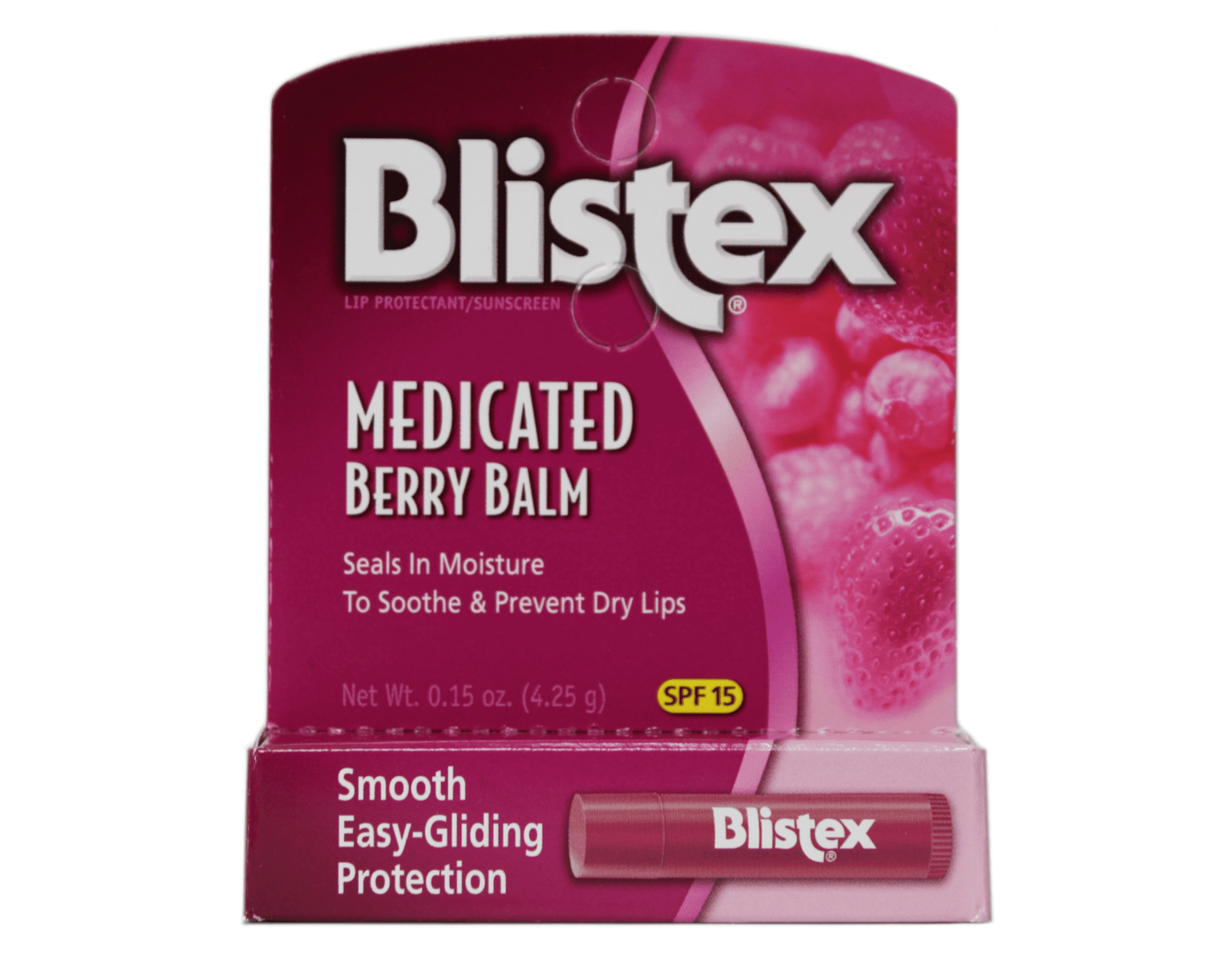 Blistex Medicated Berry Balm .15 oz - Walmart.com