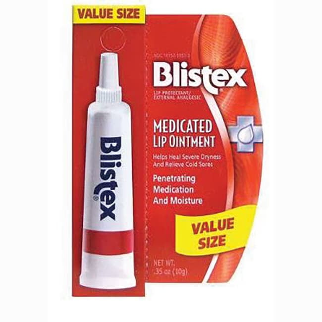 Blistex Medicated Lip Ointment 0.35 oz - Relief for Dryness, Cold Sores ...