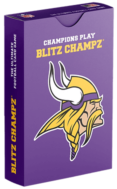 Blitz Champz Minnesota Vikings Card Game, Family Game for Adults & Kids ...