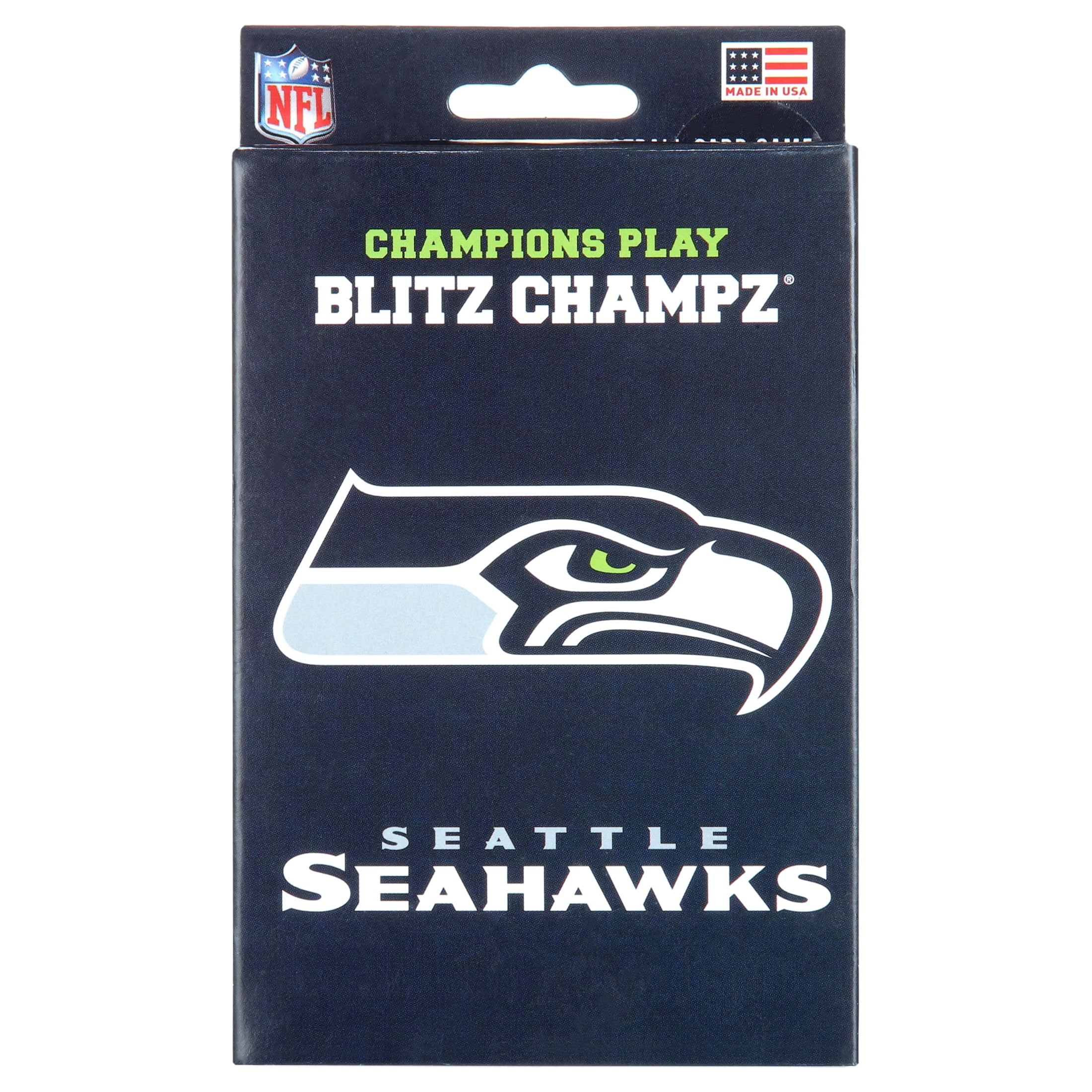 Blitz Champz Seattle Seahawks Card Game, Family Game for Adults & Kids ...