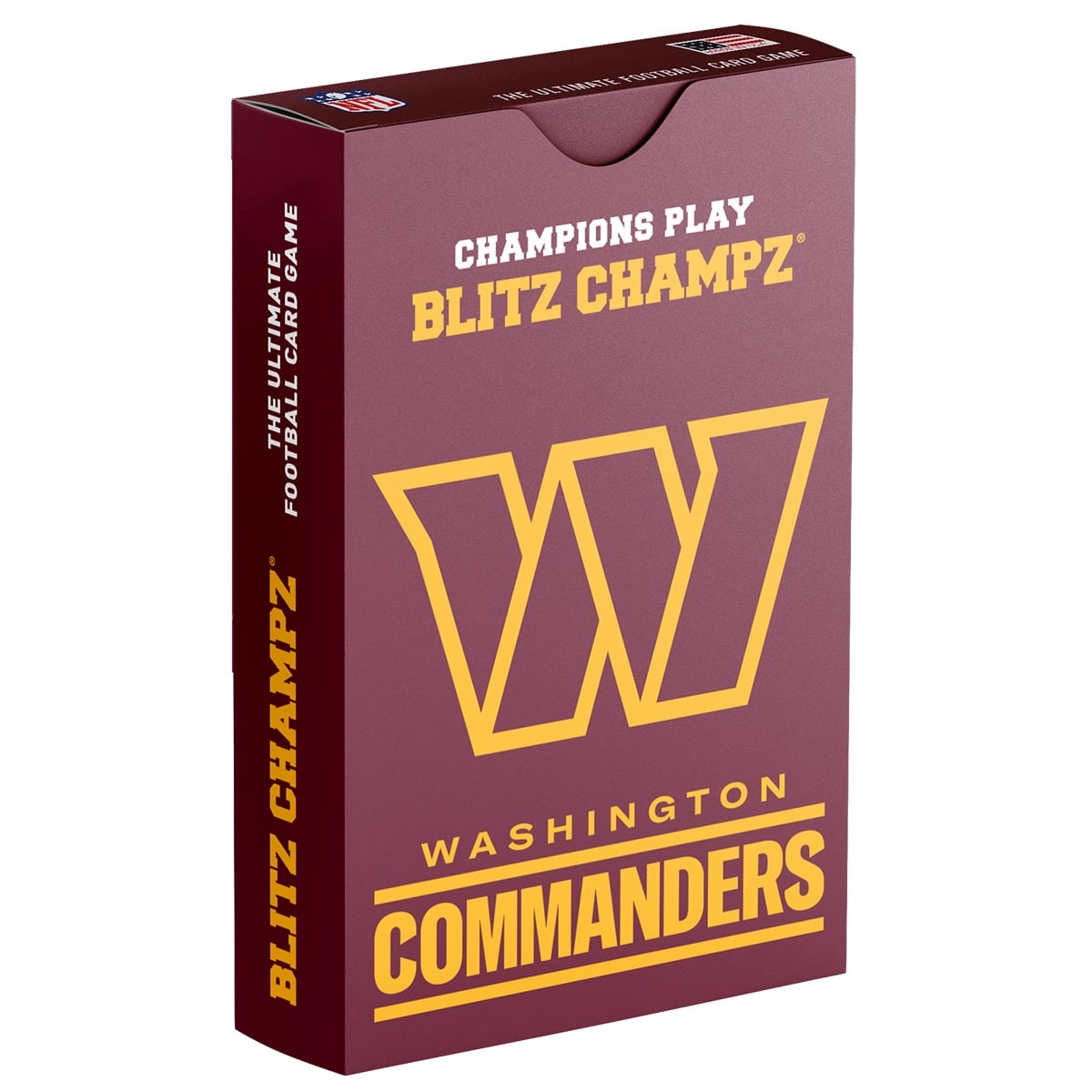 Blitz Champz Washington Commanders Card Game, Family Game for Adults/Kids, Easy-To-Learn Party ...