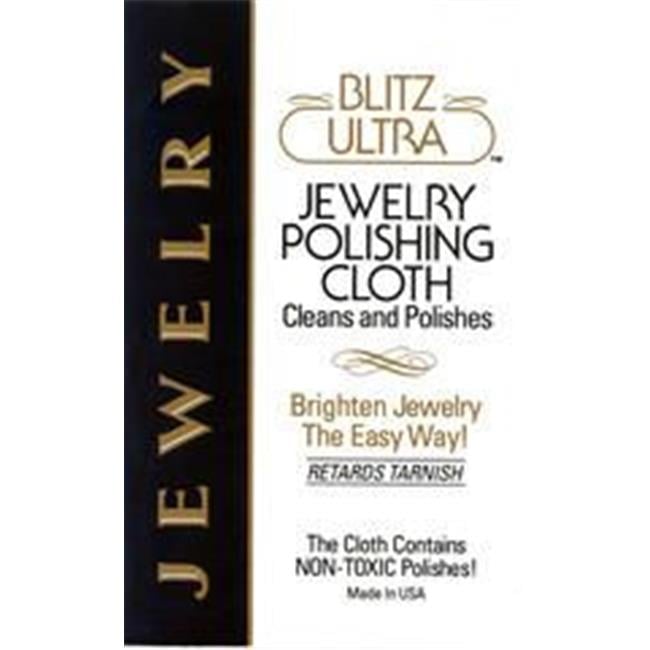 Blitz Manufacturing 8 x 10 in. Ultra Jewelry Polishing Cloth, Two Ply ...