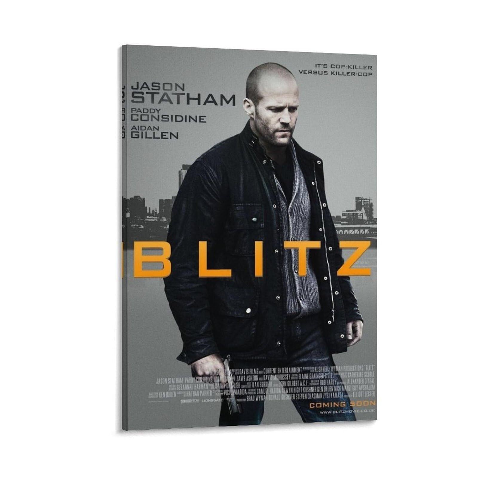 Blitz Movie Poster Art Poster Canvas Painting Decor Wall Print Photo ...