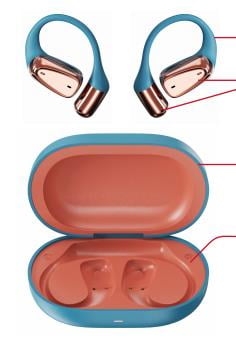 BlitzMax BM-CT Mini Open Ear Headphones - Walmart.com