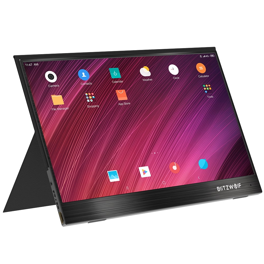 "BlitzWolf 15.6 Inch Extender Monitor for Laptop, Build in Speaker ...