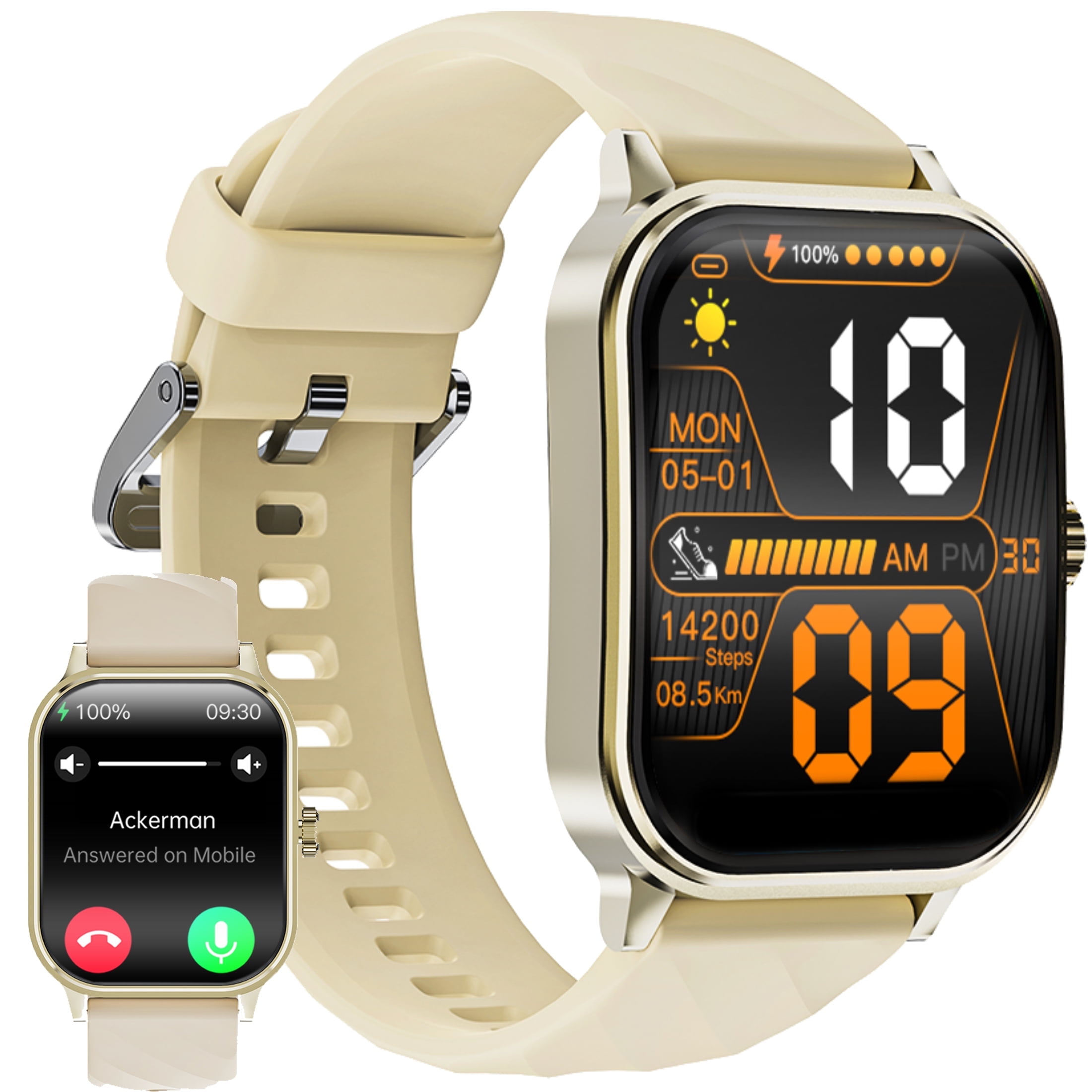 BlitzWolf Smart Watch for Android, IP67 Waterproof Fitness Watch, Gift ...