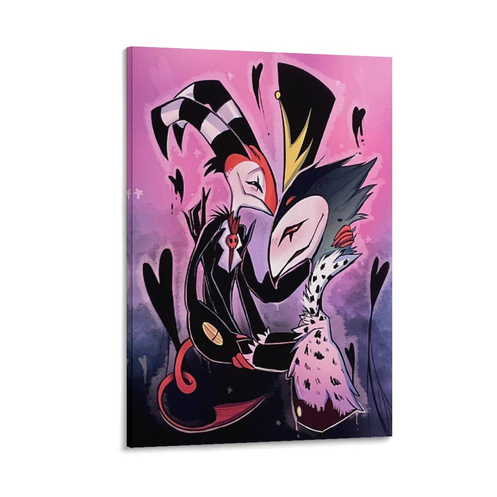 Blitzo And Stolas Poster Painting On Canvas Wall Art Poster Scroll ...