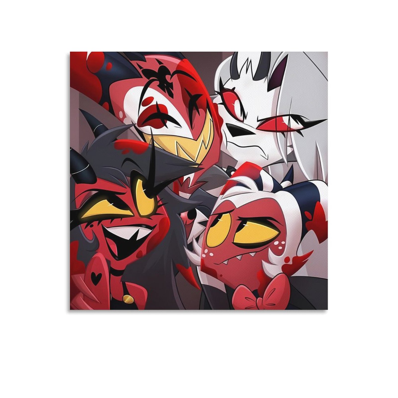 Blitzo Helluva Black Art Animation Boss Posters Wall Art Poster Gifts ...