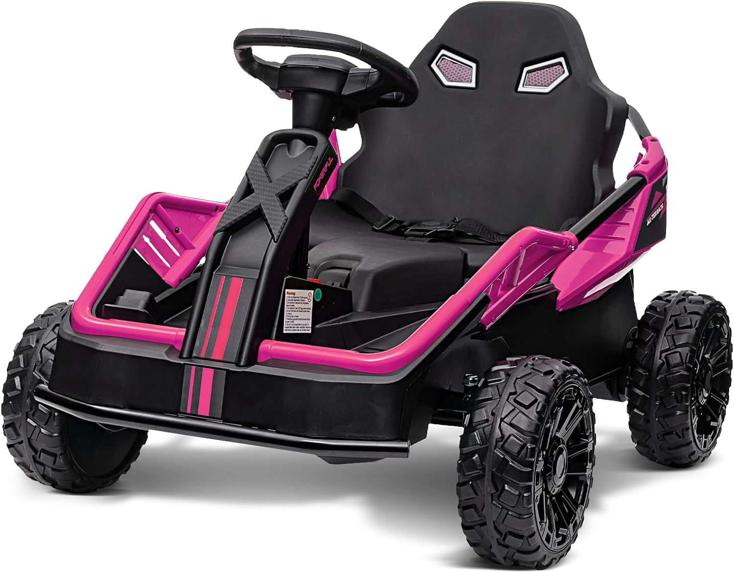 Blitzshark 24 V Powered Ride-On Toy UTV Car with Remote Control, Metal ...