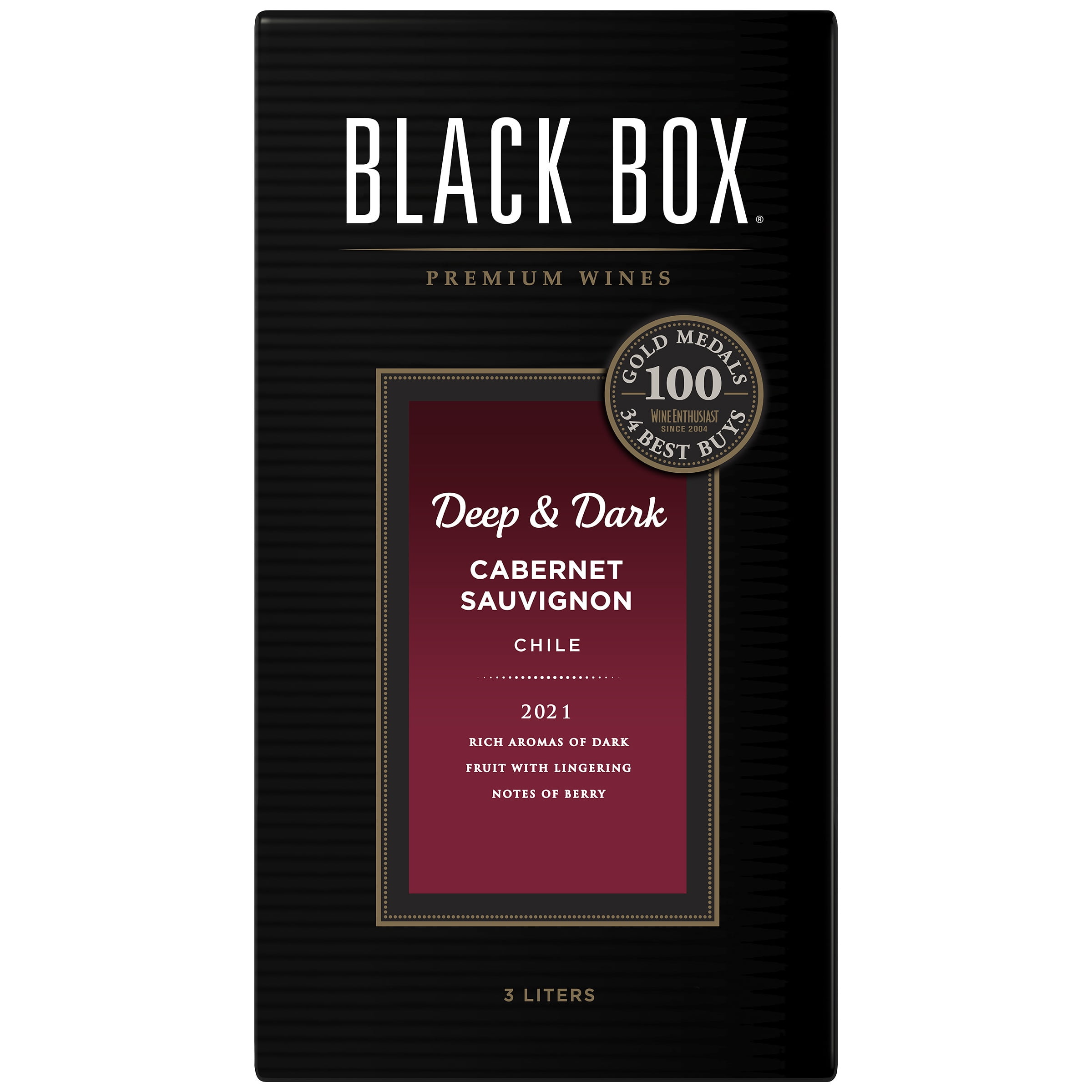 Black Box Deep and Dark Cabernet Sauvignon Red Wine, 3L Box - Walmart.com
