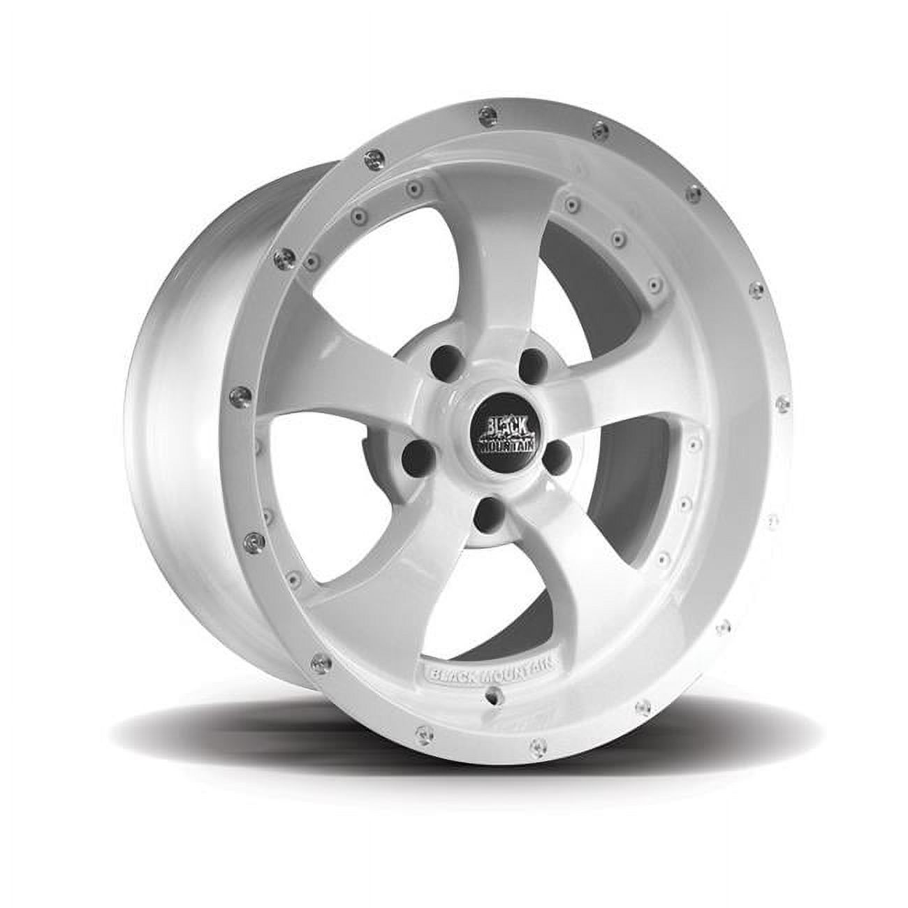 Blk Mountain B99-BM1709W3 17 x 9 in. 5 Spokes Two-Tone Alloy Wheel ...