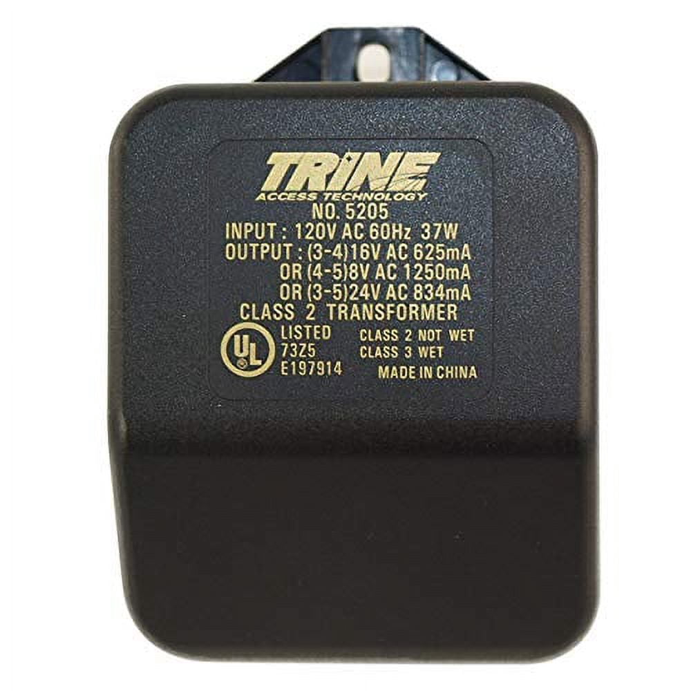 Blk Plug In Type Tri Volt Transformer 120 Volt Primary 60HZ - Walmart.com