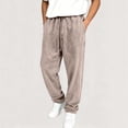 Blmnix Baggy Mens Pants Palazzo Travel Pants Comfy Pants Low Waisted ...