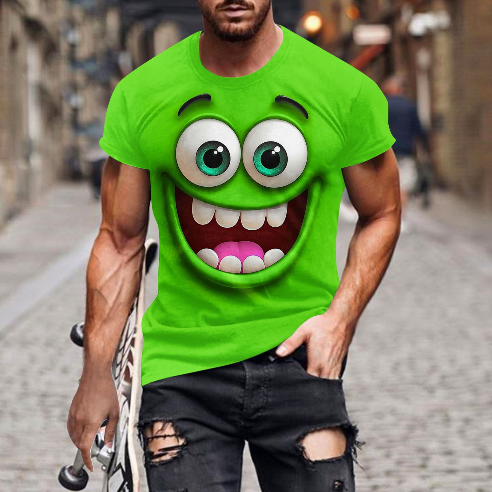 Blmnix Baggy Mens Tshirts Muscle Funny Tshirts Big And Tall Shirts T ...